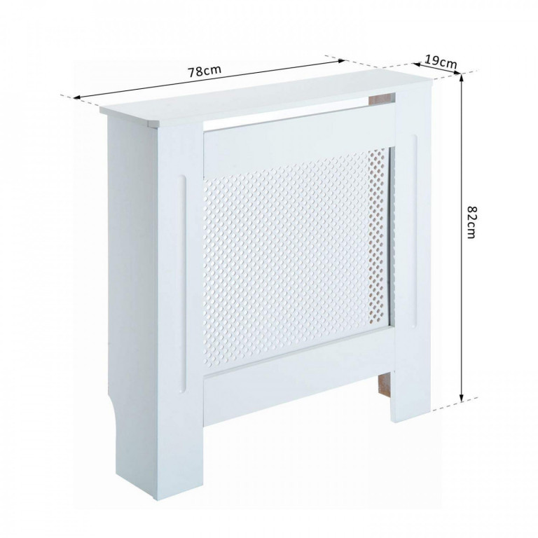 Kryt na radiátor 78 cm | bílý | Goleto.cz